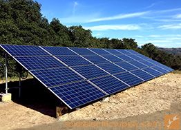 Buellton, CA Ground Mounted Residential REC Solar System - 7.28KW